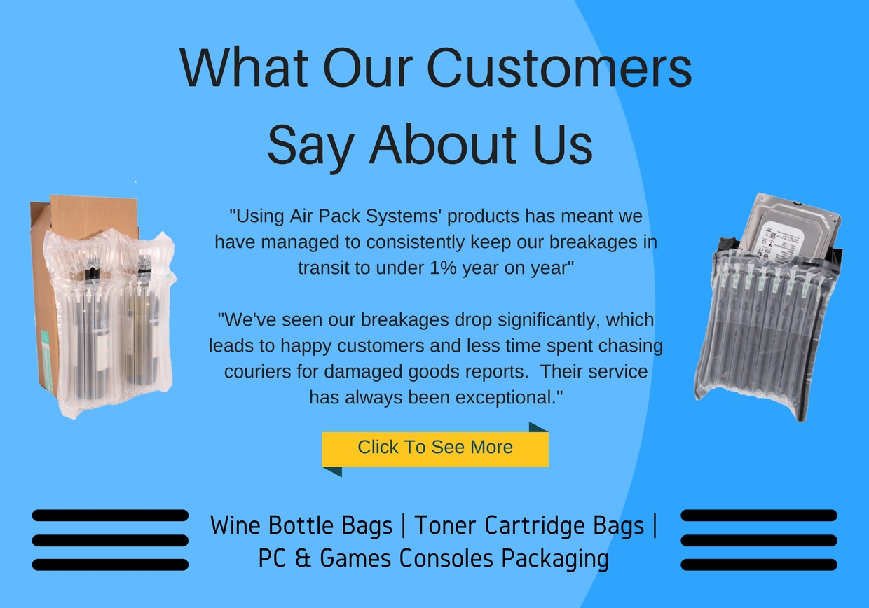 Air Packaging | Inflatable Packaging | Bottle Packaging | AirPack Systems